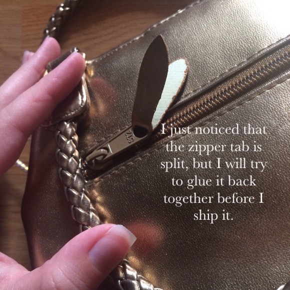 Warren Reed | Bags | Gold Vintage Handbag Braided Metallic Purse Bronze ...